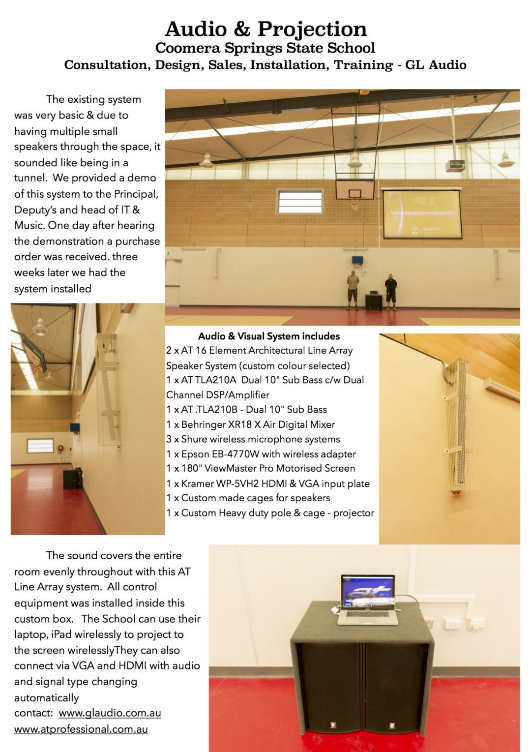 Coomera Springs SS | GL Audio